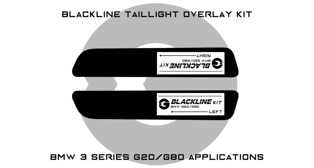 BMW 3 Series M3 Competition 2021+ (G20/G80 Pre LCI) BLACKLINE Tailligh ...